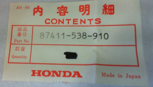 GENUINE Honda NOS 87411-538-910 Rubber GL1000 GL1100 CB1000 GL1200 ...