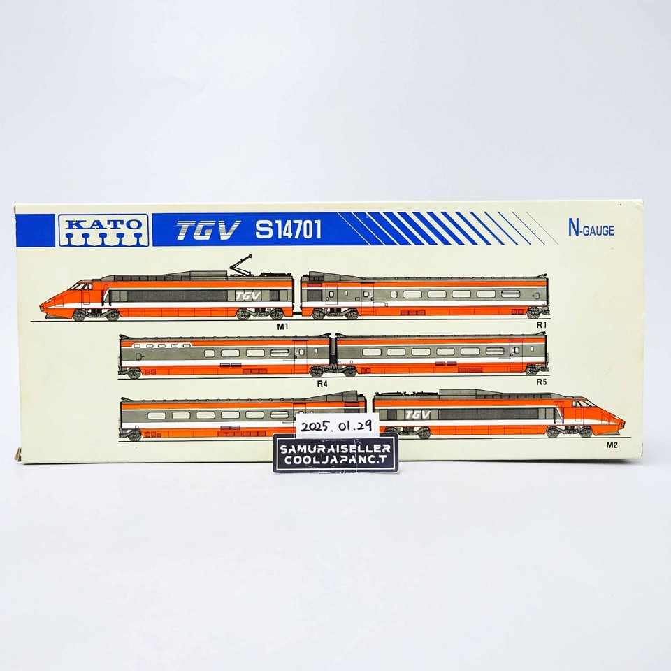KATO French Railroad TGV S14701 N Scale Bullet Train Japan Used | eBay