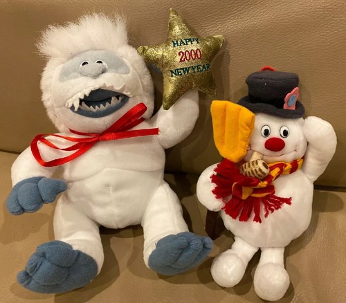 Stuffins 1999 FROSTY SNOWMAN CVS 8" Plush Bumble ABOMINABLE 2000 LOT ...