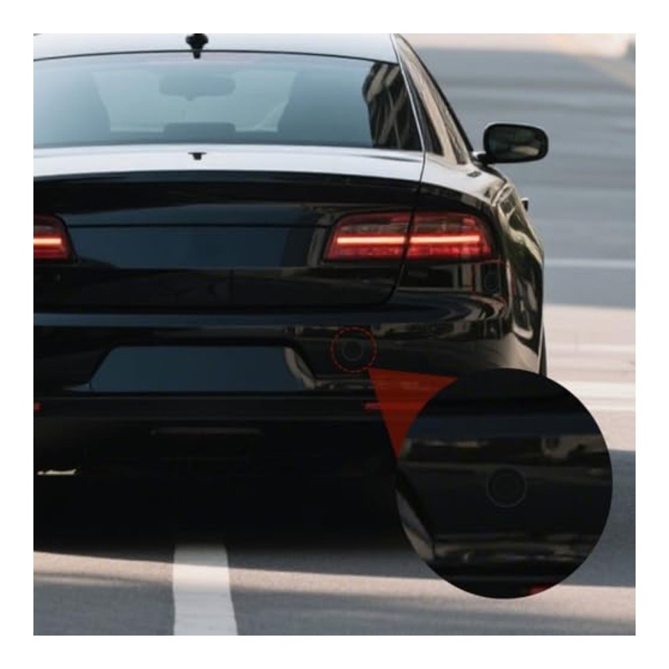 Black For Car Rear Bumper Sensor Hole Covers 20pcs Set for Vehicle ...