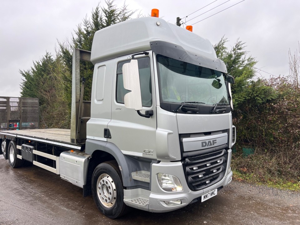 DAF CF370 26 TON BEAVERTAIL PLANT LORRY 28FT STERLING BODY PLUS VAT ...