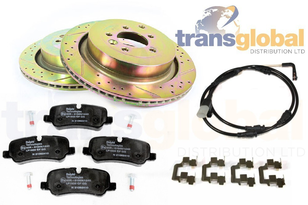 Rear Brake Disc & Pad Kit for Range Rover Sport 4.2 V8 Supercharged ...