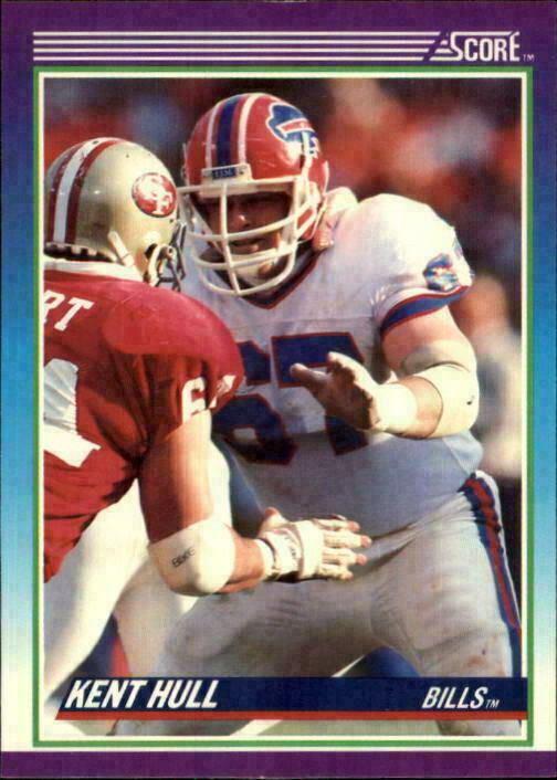 1990 SCORE NFL FOOTBALL Trading Card #146 - KENT HULL, Buffalo Bills | eBay