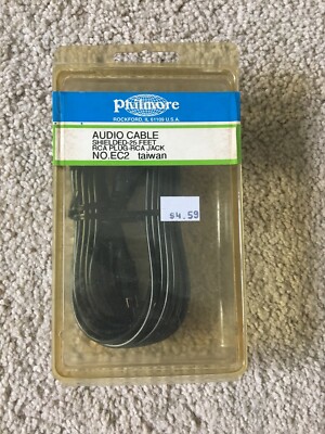 Philmore Shielded 25-Feet RCA Plug-RCA Jack Audio Cable EC2 | eBay