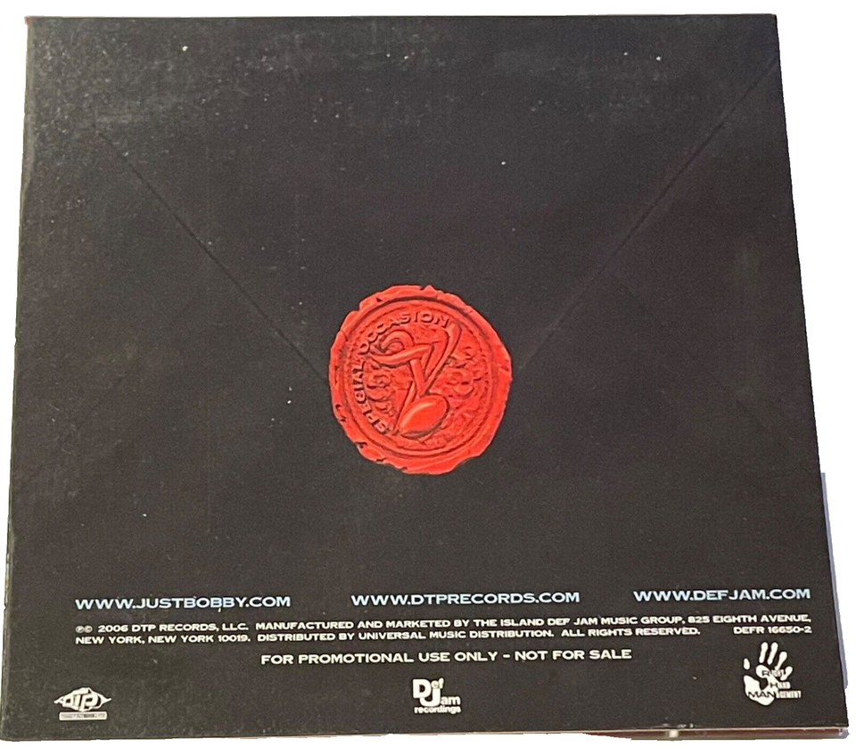 Bobby Valentino Special Occasion Promotional Album Sampler CD, 2006 Def ...