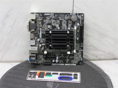 Asrock Intel J3455 J3455-ITX DDR3-SDRAM Mini ITX Motherboard w/Celeron ...