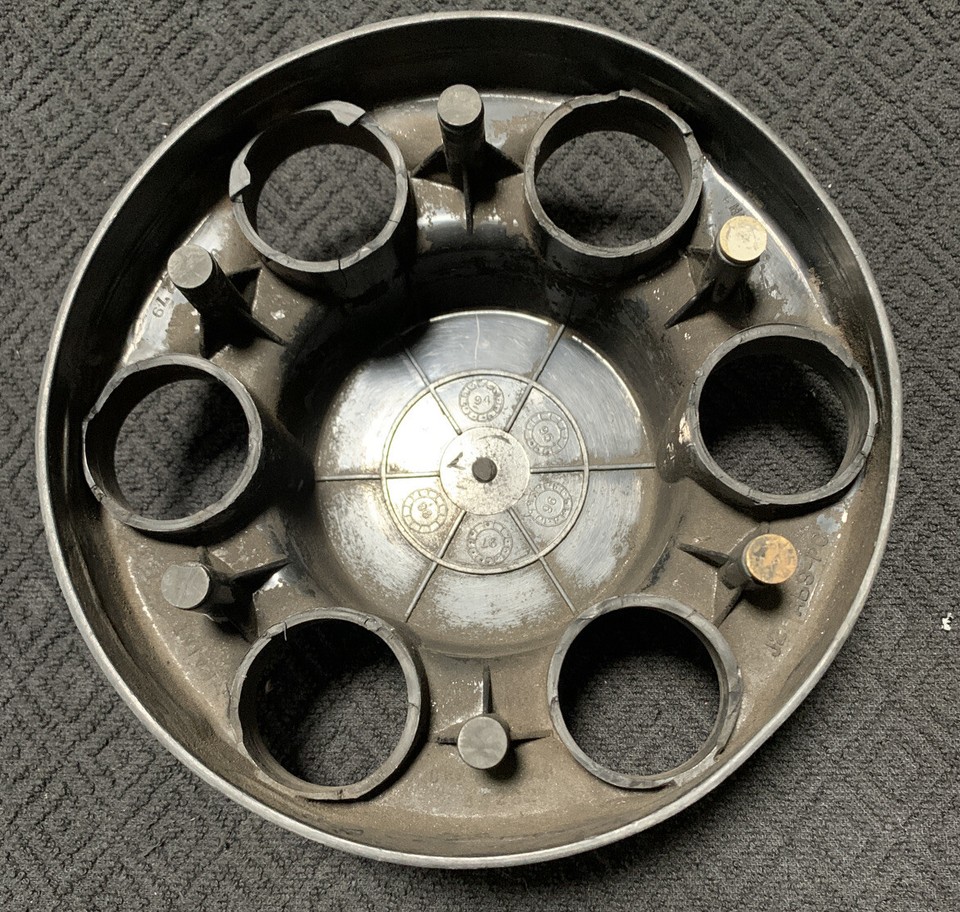 GMC 1500 2500 46279 OEM Wheel Center Rim Cap 6 Lug Hub Cover 4x4 BLACK ...