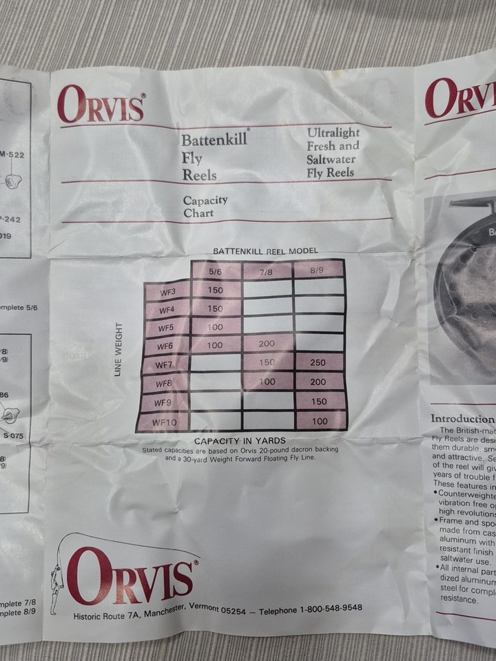 ORVIS BATTENKILL DISC Multiplier 7/8 Fly Reel | eBay