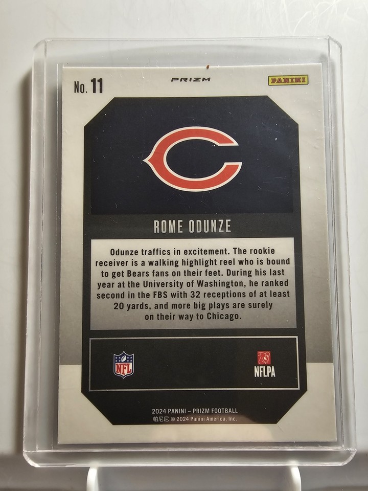 2024 Panini Prizm - Emergent Rome Odunze #11 Green Wave Prizm (RC) | eBay