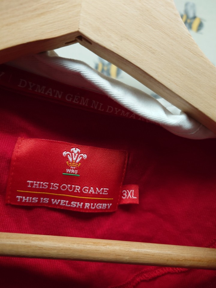 Mens Rugby WRU Wales Jersey Memorabilia Size XXXL | eBay UK
