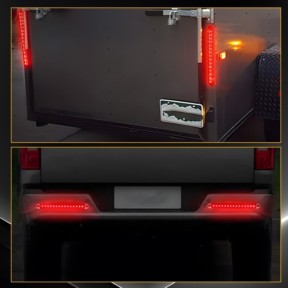 2-8x Tray Slim LED Tail Lights Stop Brake Indicator Reverse Strip ...