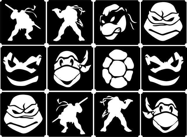 Ninja Turtles Stencil