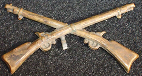 Indian Wars Era US Army Infantry Cap Hat Kepi Device Missing Hardware ...