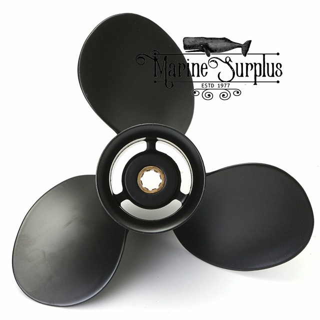 Mercury Marine Black Max 9 X 10.5 Pitch RH 3-blade Aluminum Propeller ...