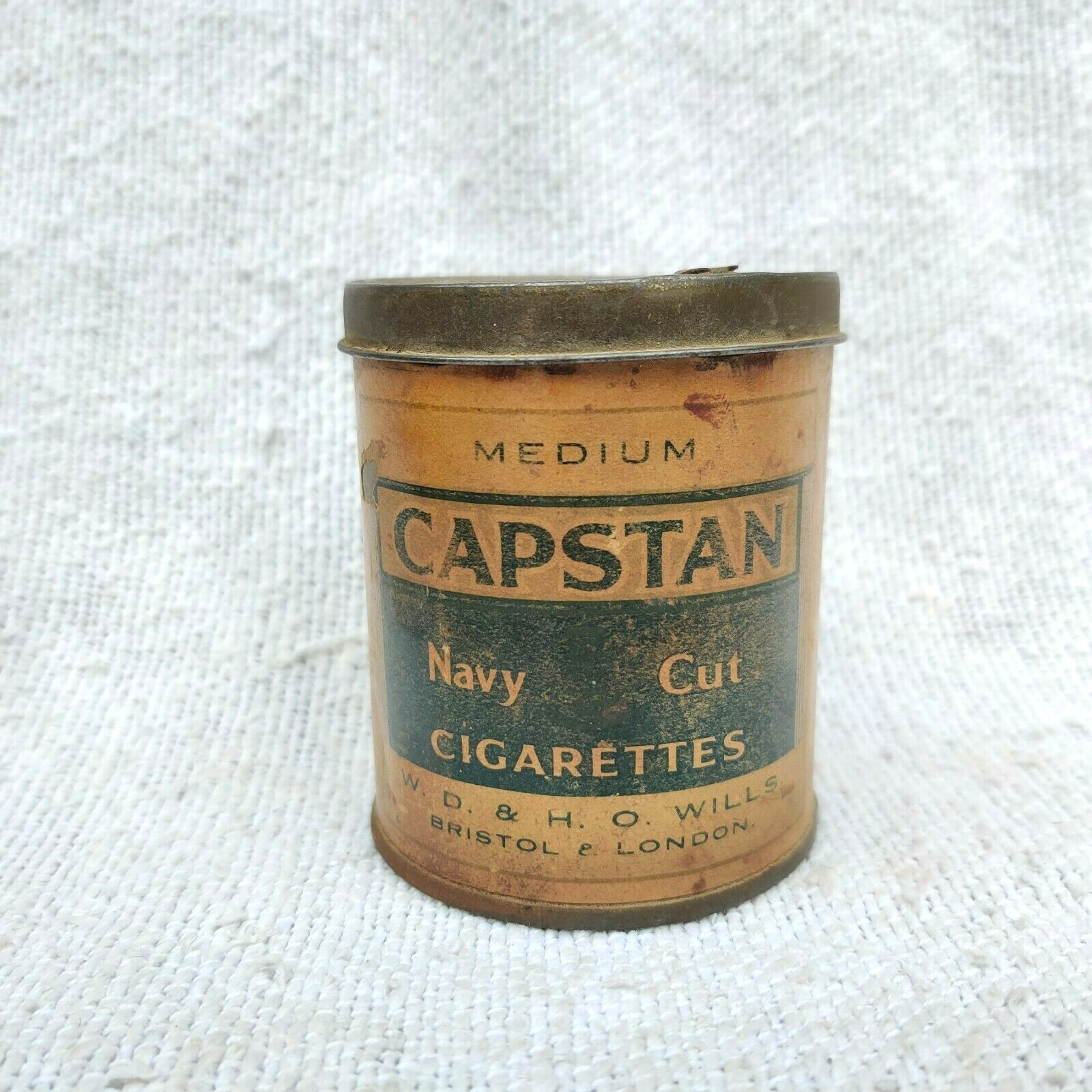 1940s Vintage Wills Capstan Navy Cut Cigarette Advertising Tin Box ...