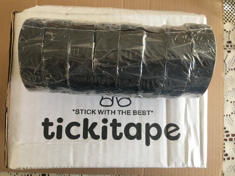 48 rolls TICKITAPE PVC ELECTRICAL INSULATION TAPE 19MMX20M Black | eBay UK