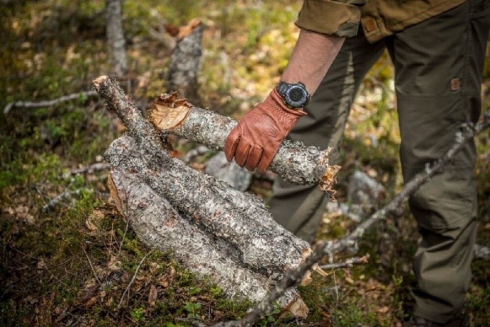 Helikon Tex Leather Gloves Lumber Gloves Outdoor Bushcraft Gloves Size ...