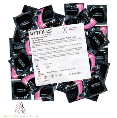 ♥ 100 Vitalis Premium Kondome Super Thin 53mm hauchdünn Condome | eBay.de