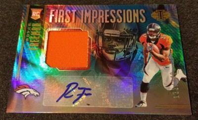 2018 PANINI ILLUSIONS ROYCE FREEMAN RC AUTOGRAPH RELIC #133/349 ...