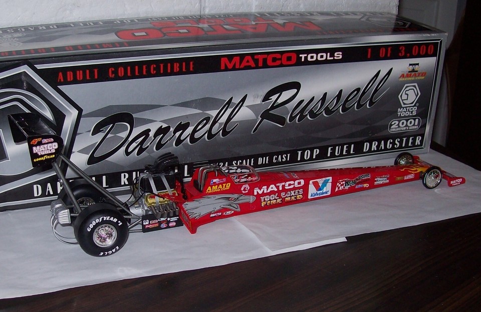 1:24 2001 MATCO TOOLS 'Eagle' Top Fuel Dragster Darrell Russell Joe ...