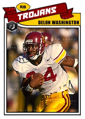 ACEO DELON WASHINGTON USC TROJANS CUSTOM HAND MADE ART CARD | eBay