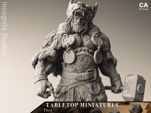 Thor | Mythological Gods | Miniature Wargaming D&D Tabletop | eBay