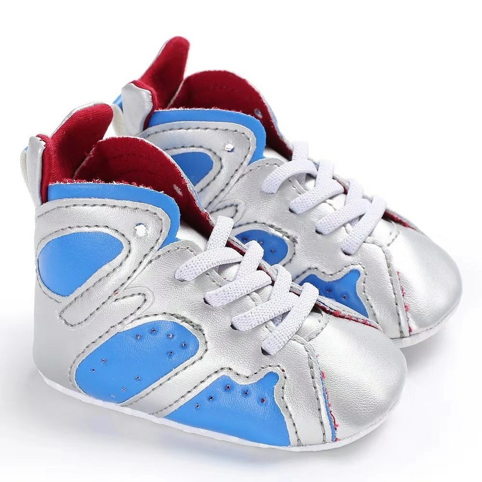 Classic High Top Infant Athletic Baby Training Girl Boy Shoes Size 0-18 ...