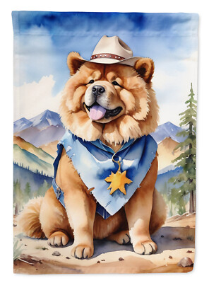 Chow Chow Cowboy Welcome Flag Canvas House Size DAC5877CHF | eBay