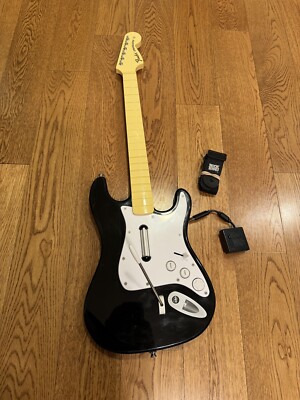 Rock Band PS5 PS4 PS3 PS2 Rockband Guitar w Dongle & Strap Playstation ...