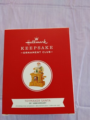 Hallmark Ornament Toymaker Santa Club Member Exclusive 2019 20th ...