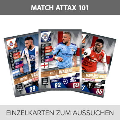 Topps Match Attax 101 - 2019/20 - Trading Cards Einzelkarten aussuchen ...