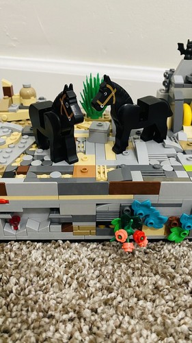 Lego 7187 Animal Black Horse 4493c01pb07 Medieval Castle Knight | eBay