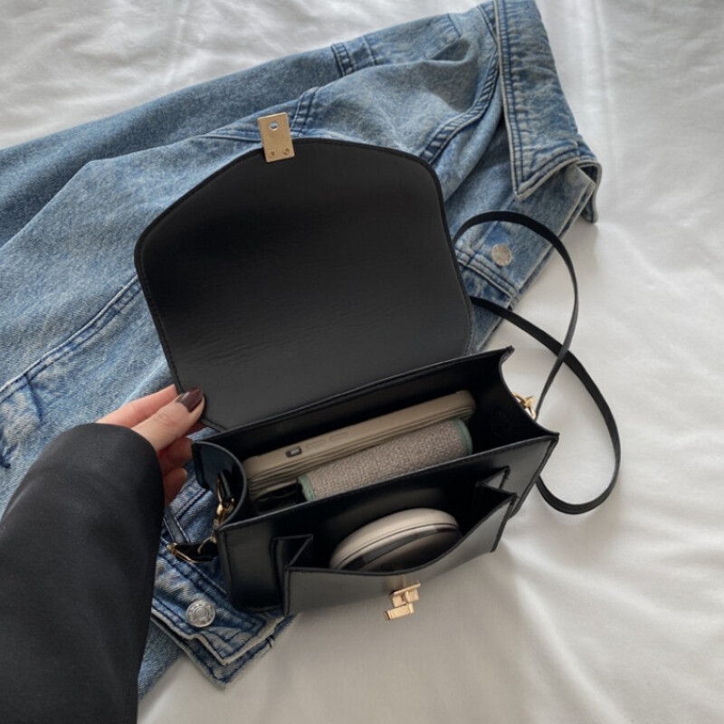 New Women's Bag Black Small Square Bag Shoulder Bag Crossbody Bag | eBay