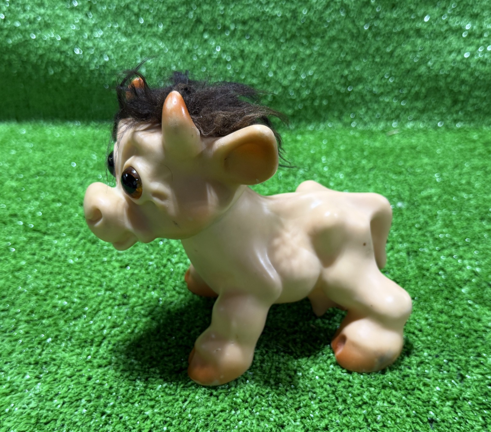 THOMAS DAM - Vintage Troll Doll Cow Udders Black Hair - 8" Long x 6.5 ...