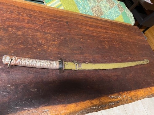 WW2 Genuine Japanese NCO Sword matching numbers collectable perfect ...