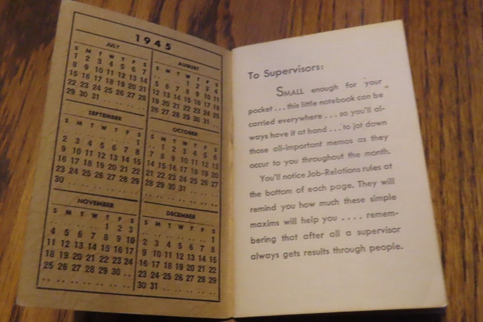 October 1946 MICHIGAN Bell Telephone Company Note book | eBay UK