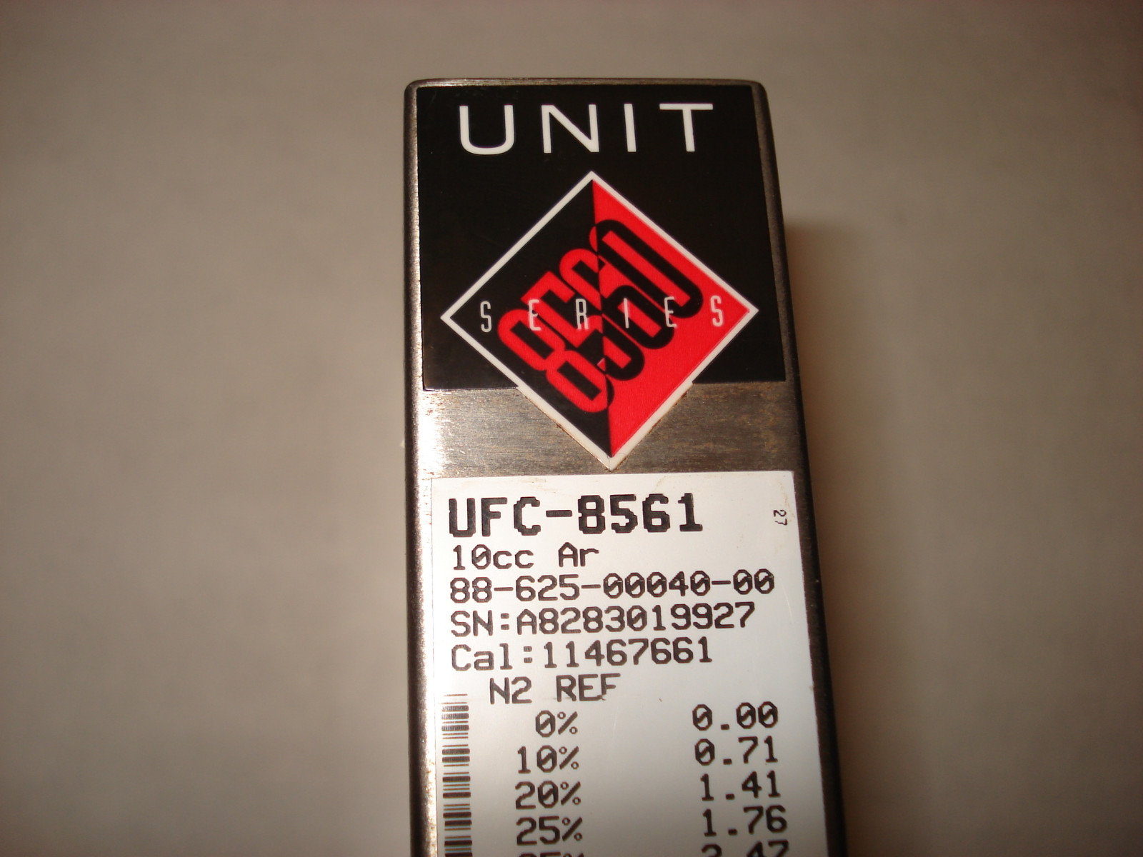 (Lot of 7) UNIT UFC-8561, UFC-8100, UFC-1662, UFC-1660, SAM MASS FLOW ...