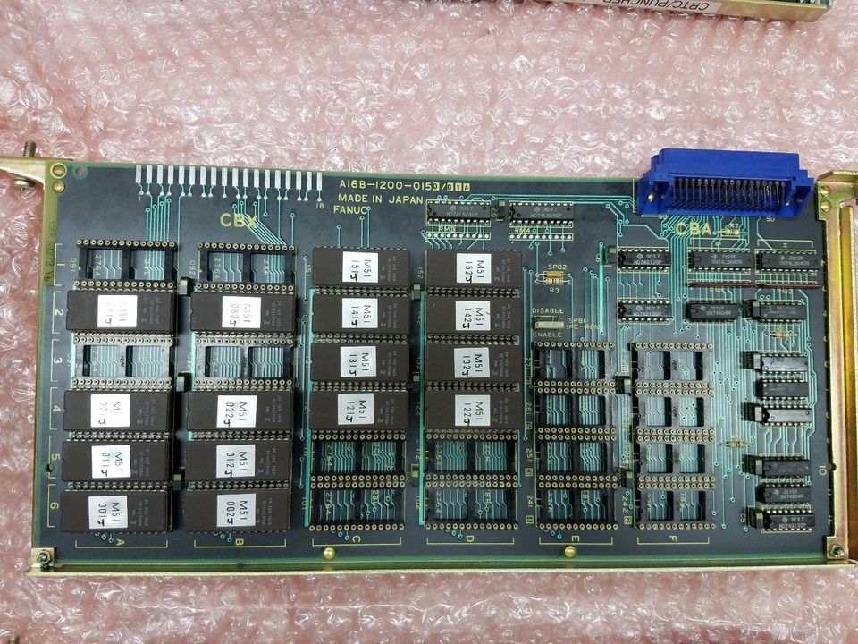 FANUC A16B-1200-0150/01A / A320-1200-T154/01 RC ROM-F03 PC Control ...