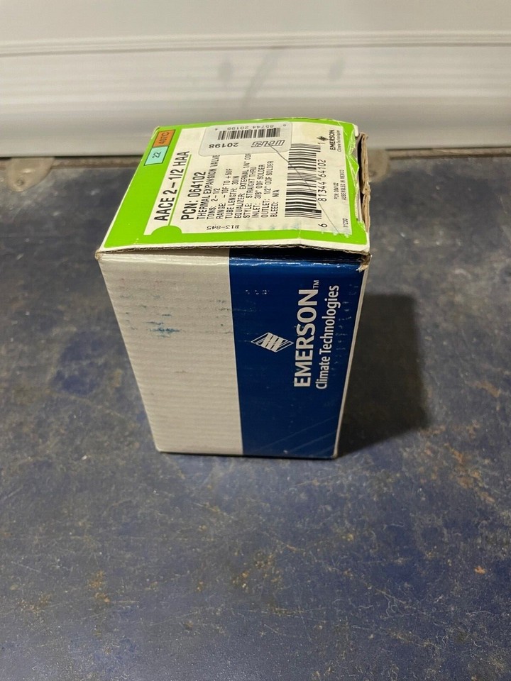 Emerson Climate Thermostatic Expansion Valve 064102 AACE212HAA TXV R-22 ...