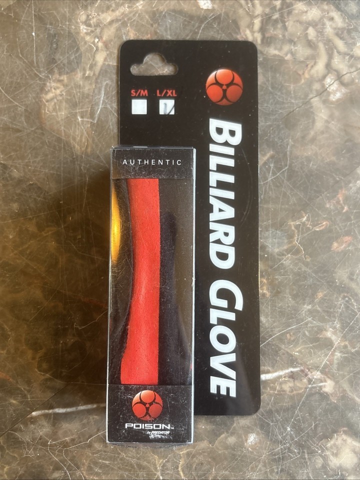 (18x) Poison Red Camo Pool Cue Glove Large / Xtra Large - Right Hand by ...