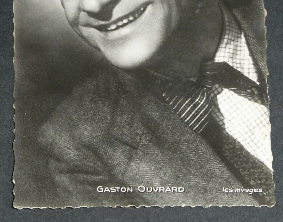Gaston Ouvrard - Signed And Dedicated Photographic Postcard | eBay