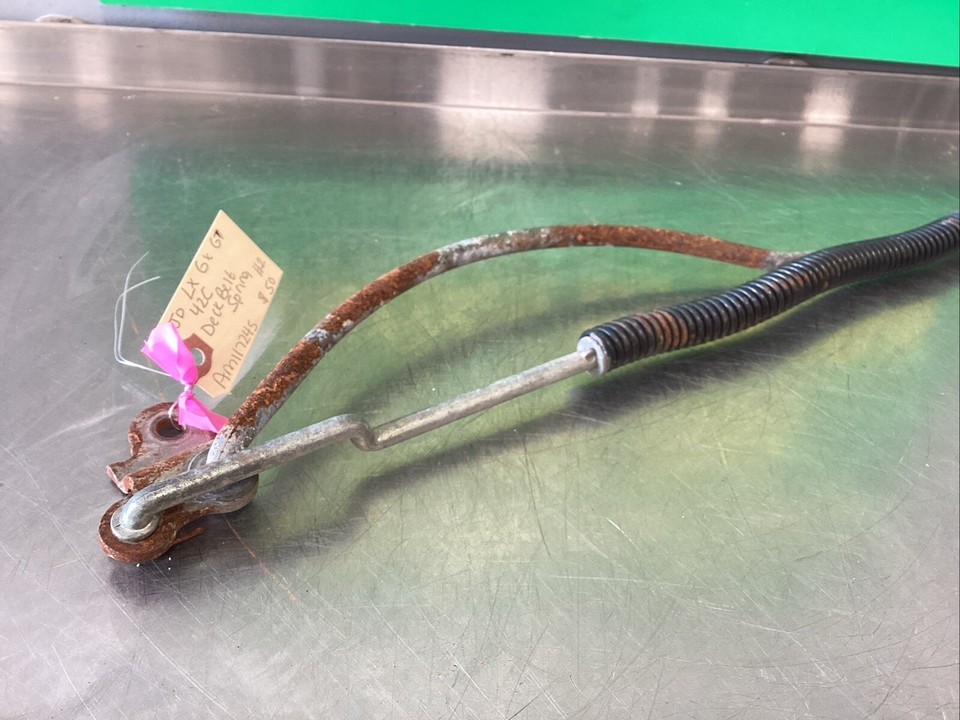 John Deere LX GX GT 42C Deck Belt Tension Arm Spring AM117245 T3 #2 | eBay