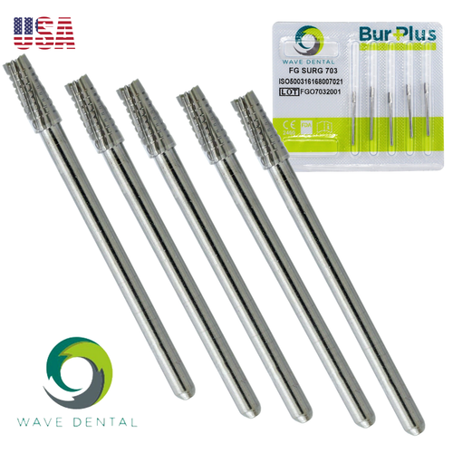 Wave Dental Friction Grip Oral Surgical Bur Carbide High Speed FG SURG ...