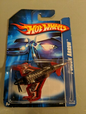2006 Poison Arrow #214 Hot Wheels Diecast Plane Red Jet BRAND NEW | eBay