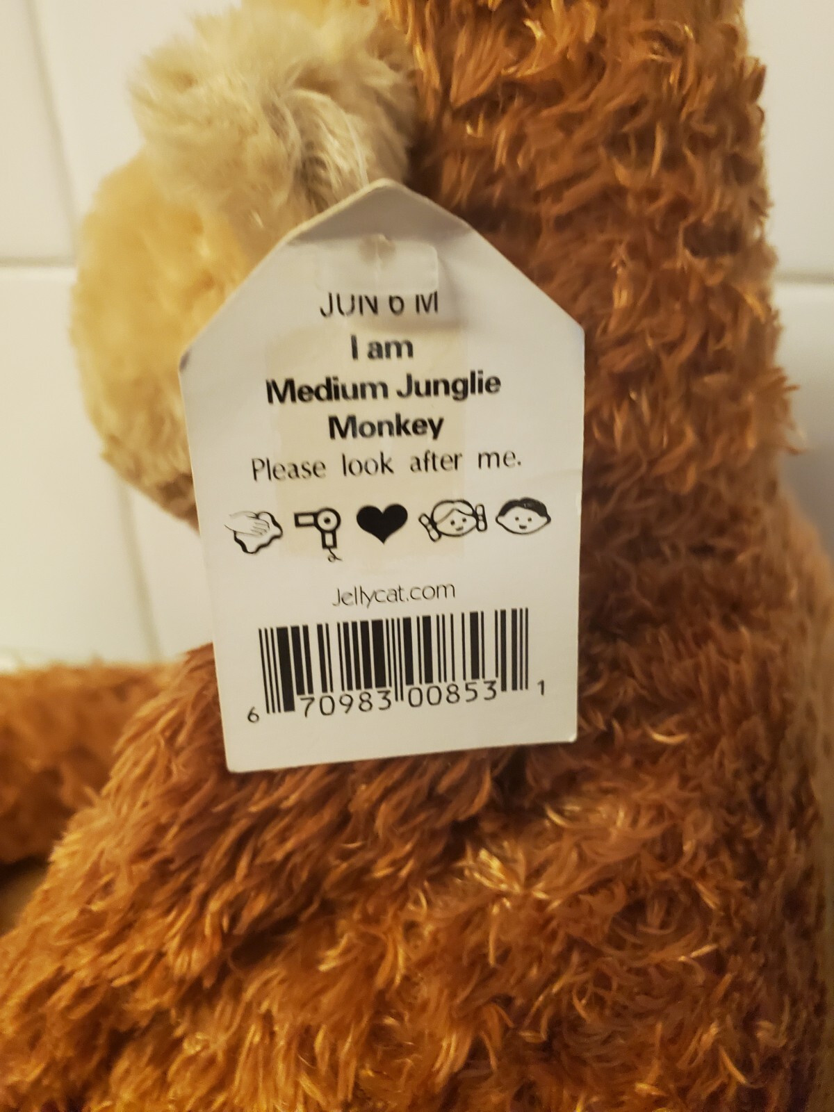 Jellycat Medium Junglie Monkey Soft Toy Plush RARE 17 Inch P6 for sale ...