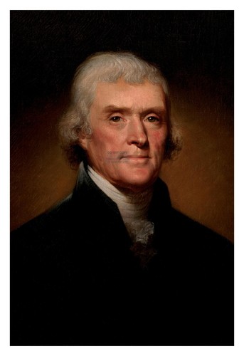 THOMAS JEFFERSON 3RD PRESIDENT OF THE UNITED STATES PORTRAIT 4X6 PHOTO ...