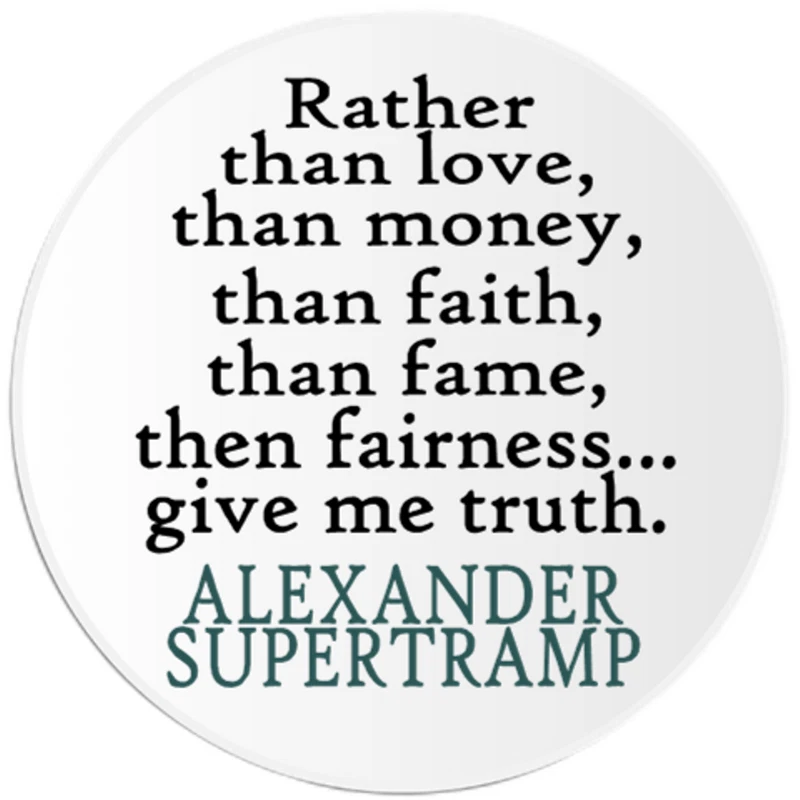 Alexander Supertramp Quotes