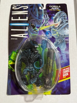 Aliens Gorilla Alien Figure w Face Hugger Kenner Vtg 1992 Dark Horse ...