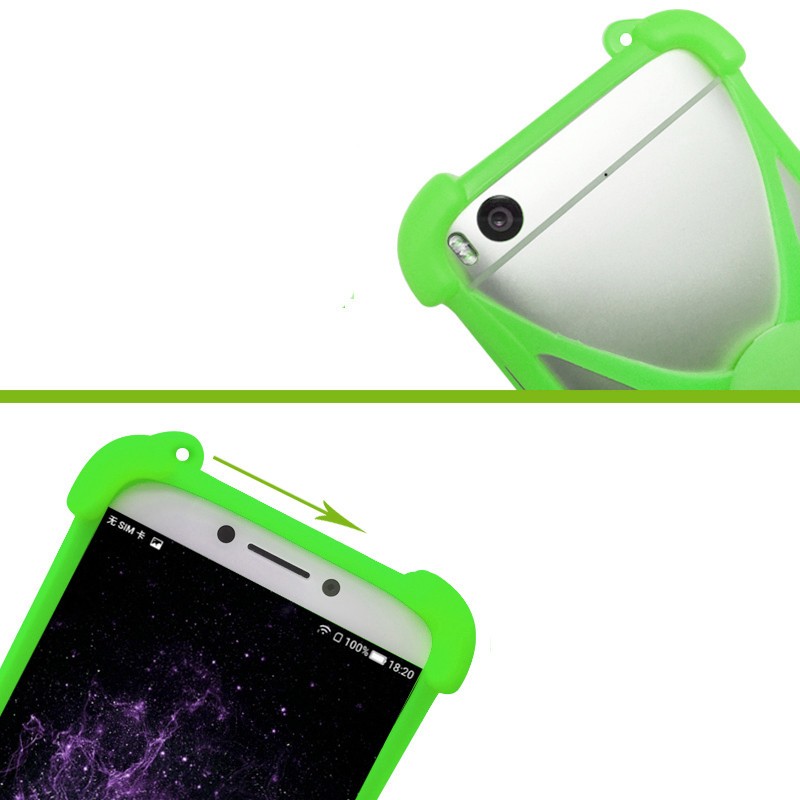SHOCKPROOF SOFT SILICONE PHONE CASE FOR FOXX A55 A65M A67M A67W LITE ...