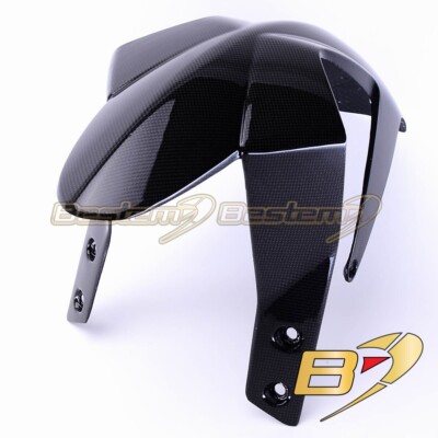 2013-2019 KTM 690 Duke Carbon Fiber Front Fender Mud Guard Hugger Cowl ...